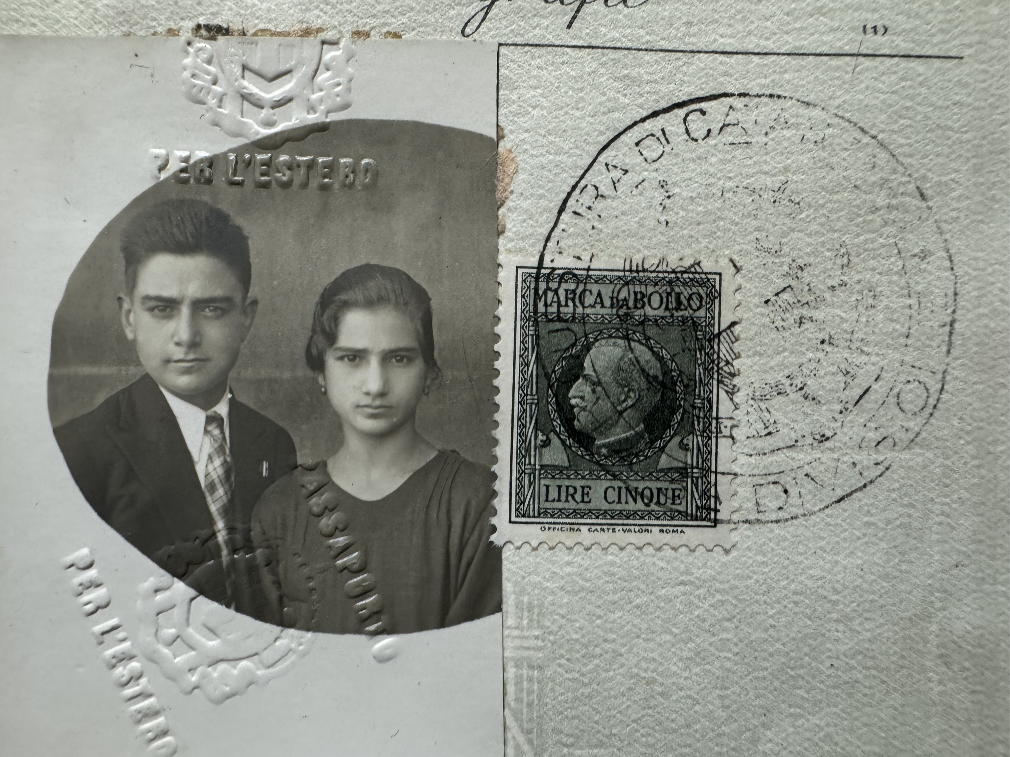 A Century Old Italian Passport My Ancestors Journey To America